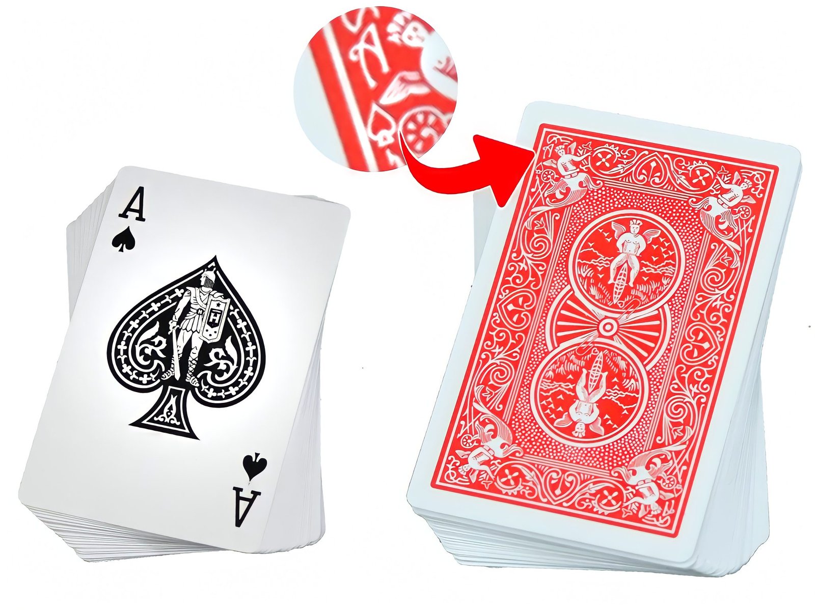 Bicycle Marked Deck . Packs Of 4 (2Red+2Black) - Suman Magic Shop